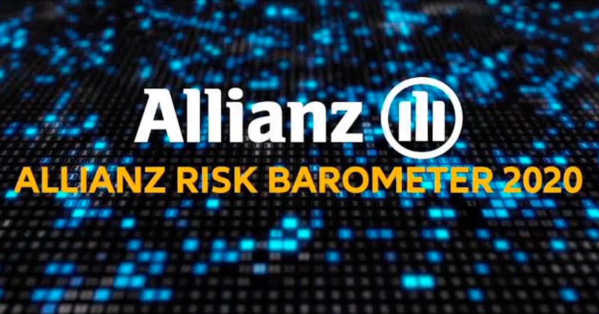 Allianz Risk Barometer 2020: Cyber aparece, pela 1a vez, como a ...