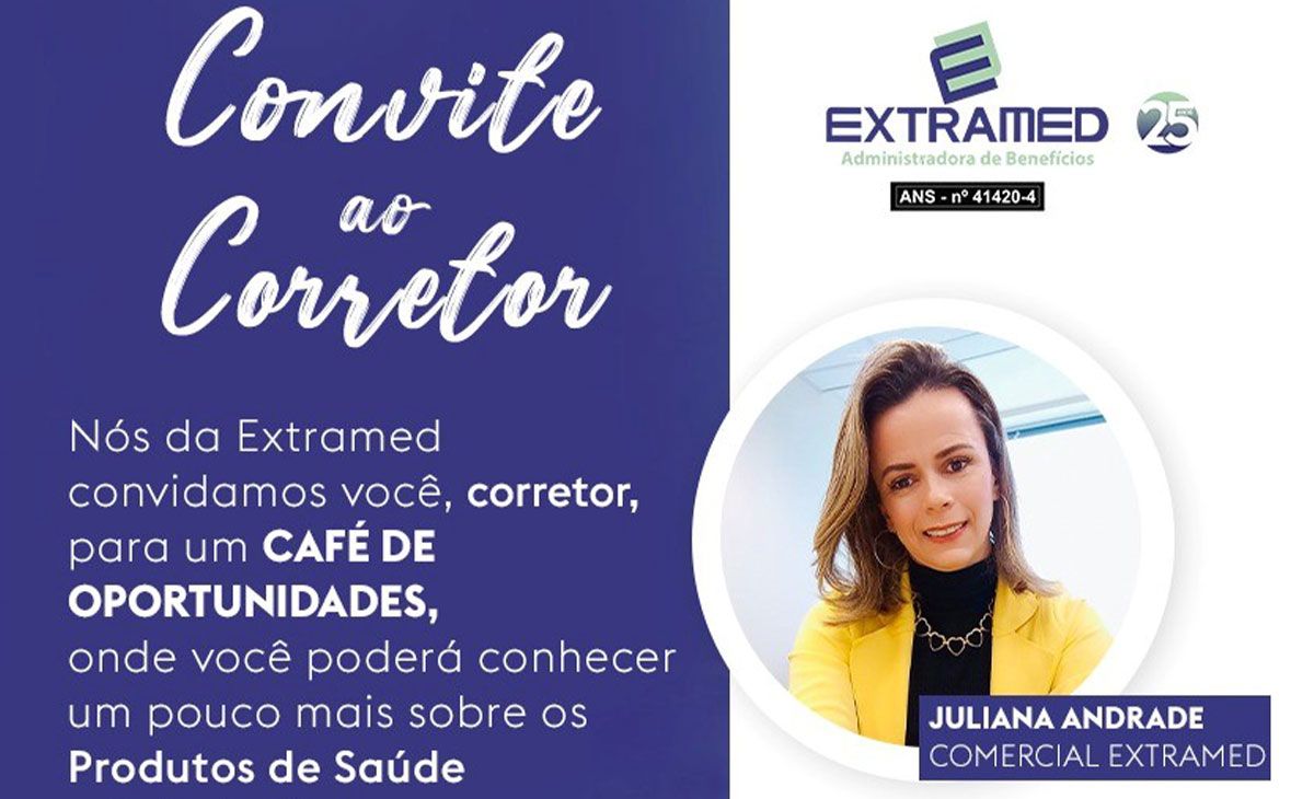 CONVITE EXTRAMED AO CORRETOR DE SEGUROS